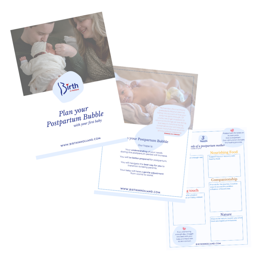 Postpartum Planner - Birth in Holland